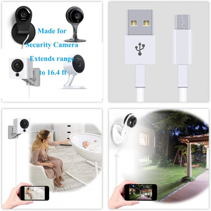 5m - Cablu microUSB extensie pentru Neos SmartCam